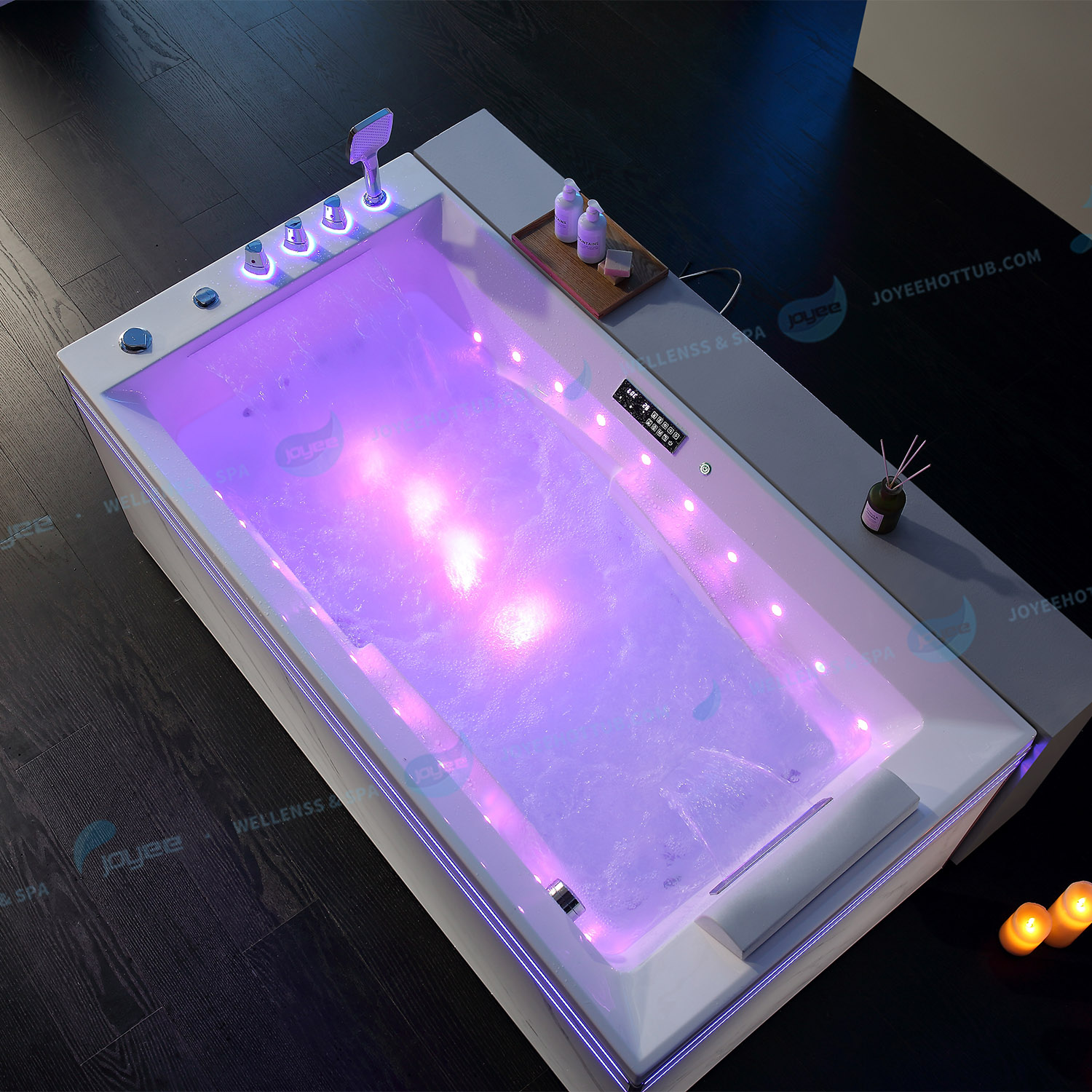 JOYEE Luxury Bathtub Single Hydro Spa Bath Massage Whirlpool Bathtub