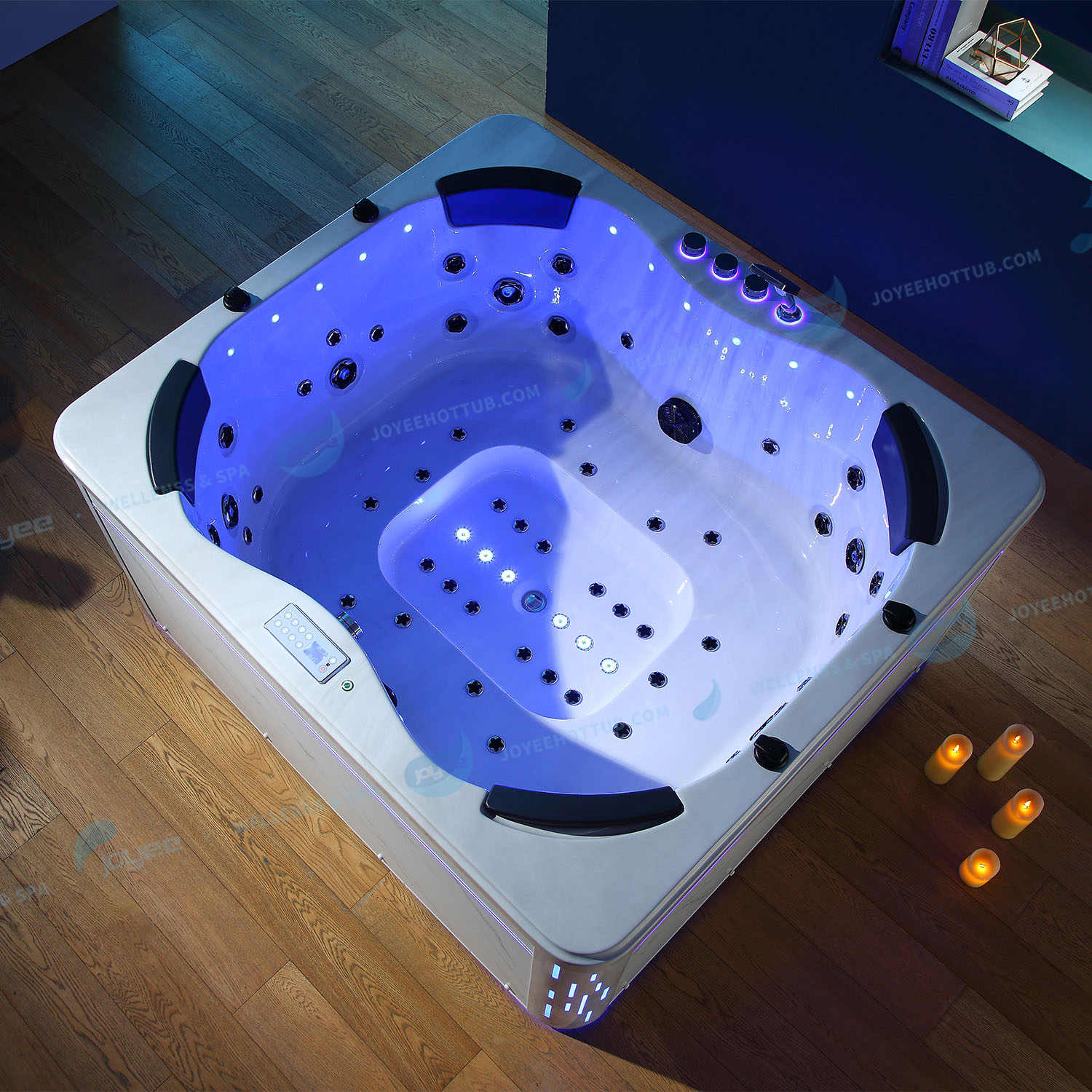 JOYEE Luxury Bathtub Single Hydro Spa Bath Massage Whirlpool Bathtub