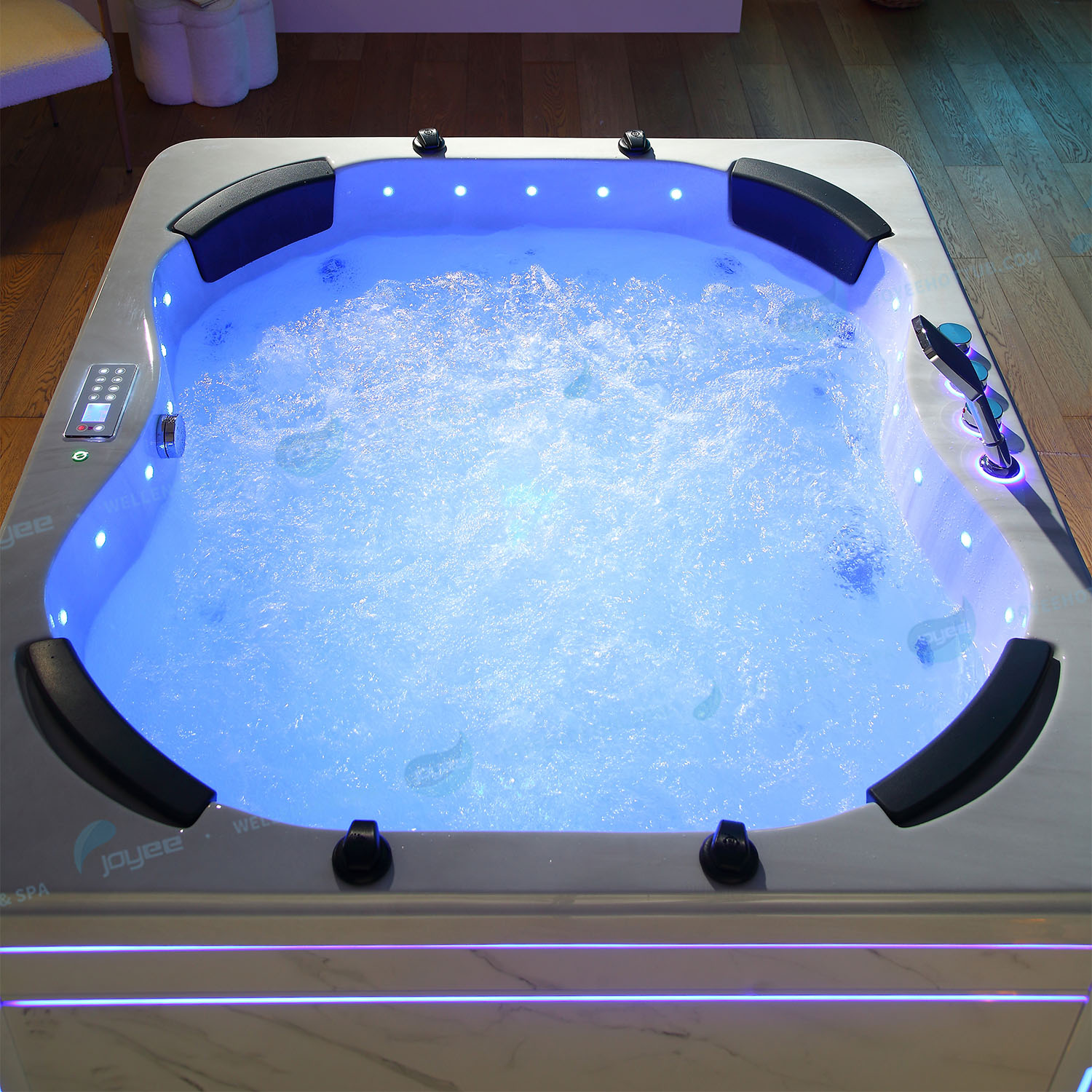 JOYEE Luxury Bathtub Single Hydro Spa Bath Massage Whirlpool Bathtub